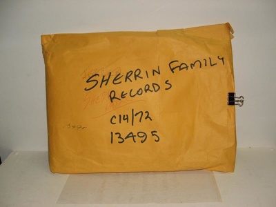 Sherrin papers; L4524 | eHive