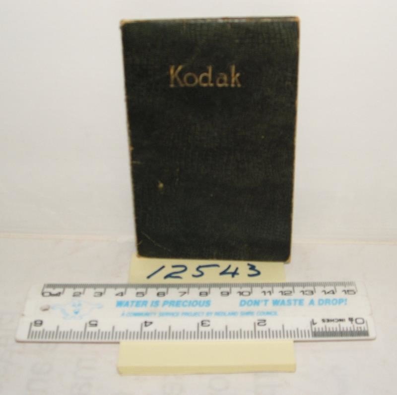 Kodak film cover (negative album); Kodak (Australia) Pty Ltd; R12543 ...