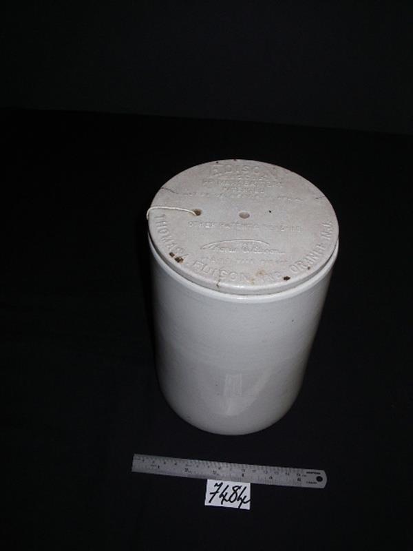 Battery jar - BSCO; Thomas Edison Inc.; after 1908.; R07484 | eHive
