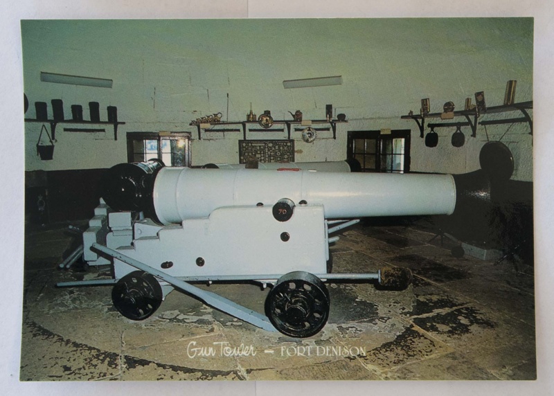 Postcard, colour, Gun Tower, Fort Denison ; Suzie Thomas Publishing ...