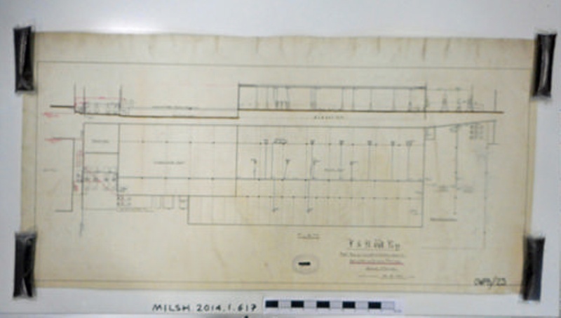 L. & N. W. Ry PART PLAN OF WOLVERTON WORKS SHOWING BOILERS AND STEAM ...