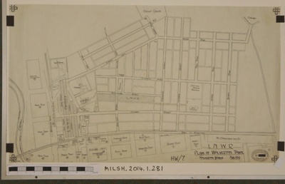 L.N.W.R.CO. PLAN OF WOLVERTON TOWN WOLVERTON WORKS; 02.1910; MILSH:2014 ...