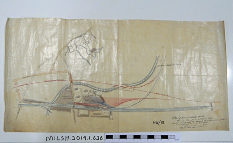 Part plan of Wolverton Works Shewing Deviation of Main Line and ...