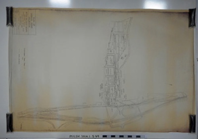 PLAN OF CARRIAGE WORKS WOLVERTON BRITISH RAILWAYS BOARD WORKSHOPS ...