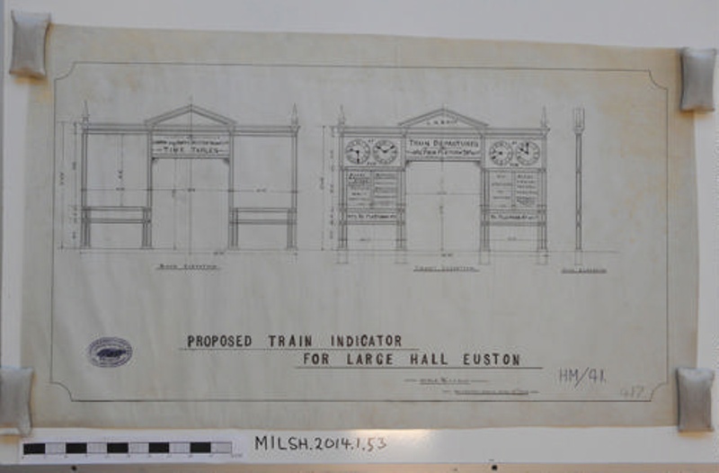 London & North Western Railway Cos. Proposed Train Indicator for Large ...