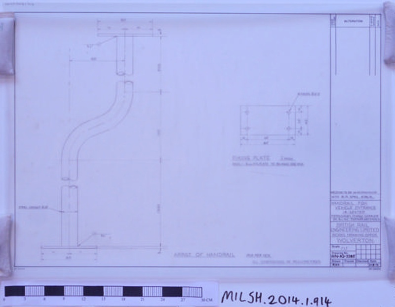 HANDRAIL FOR VEHICLE ENTRANCE. 14 SEATER PERSONNEL CARGO CARRIER ON B.L ...