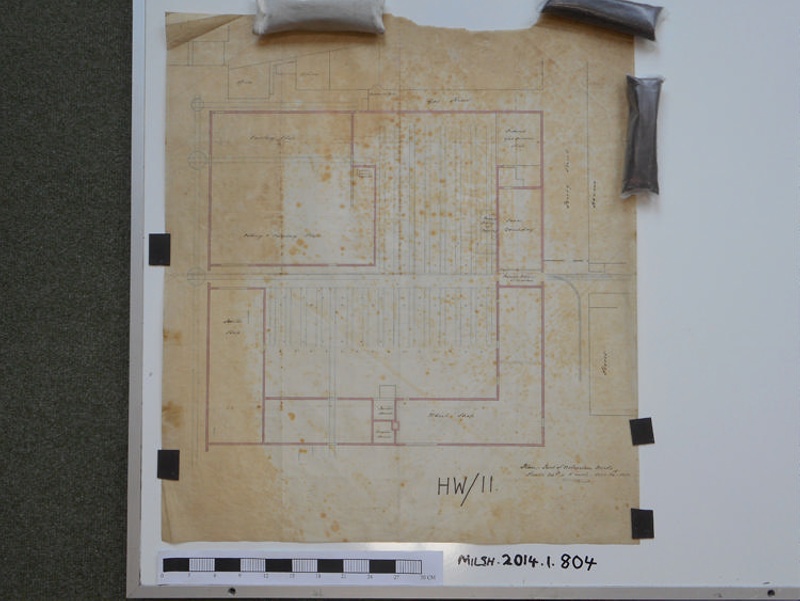 PLAN PART OF WOLVERTON WORKS; 20.04.1870; MILSH:2014.1.804 | eHive