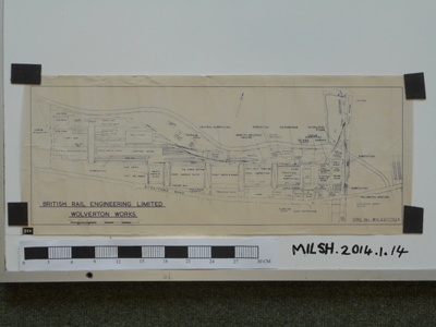 British Rail Engineering Limited Wolverton Works Plan; 1985; MILSH:2014 ...
