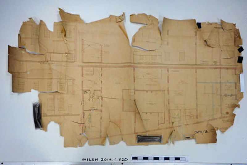 L.N.W.R.Co Plan of offices and outbuildings Wolverton Works.; 09.08. ...