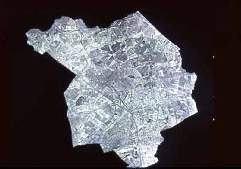 1976 aerial map of MK area; Unknown; nd; IMA/CA/4396 | eHive