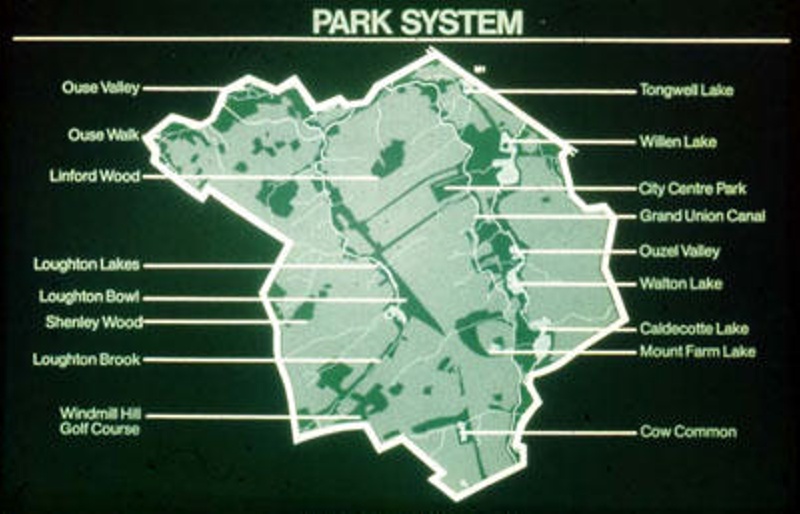 Map of MK parks; Unknown; nd; IMA/CA/4162 | eHive