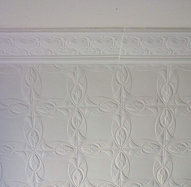 Ornamental stamped metal ceiling; Wunderlich; 1910 - 1920; TD.2013.0320 | eHive