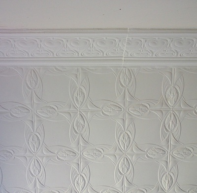 Ornamental stamped metal ceiling; Wunderlich; 1910 - 1920; TD.2013.0320 ...