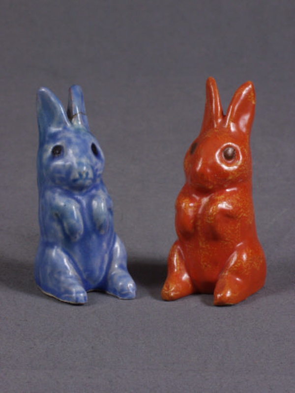 Uranium-glazed rabbits by Baron c1930; 1930; 1991 | eHive