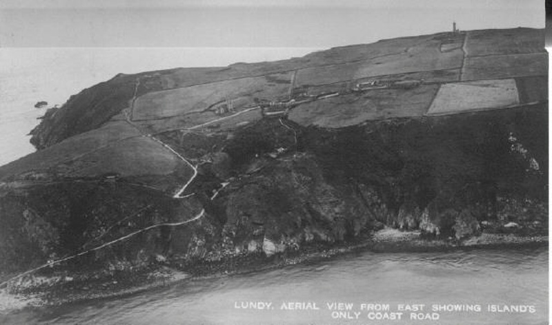Lundy: aerial view from East; 1163 | eHive