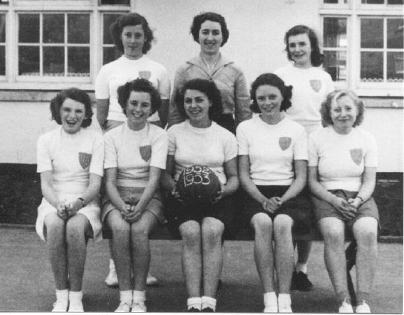 Secondary School, Braunton - Netball Team 1952/3; 1952-1953; 1186 | eHive