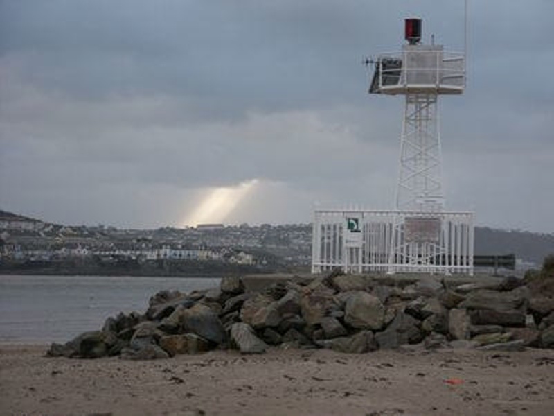 The modern-day lighthouse at Crow Point; 40-10833 | eHive