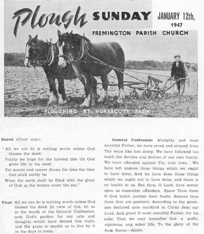 Plough Sunday Leaflet 1947; 12/1/1947; 50 | eHive