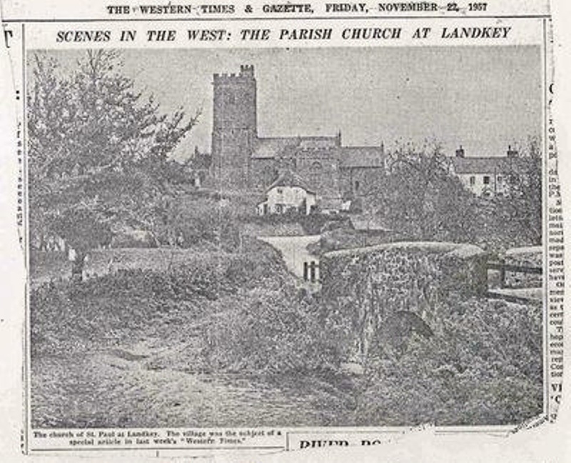 Old St Paul's Church, Landkey - 6: Western Times Picture of St Paul's ...