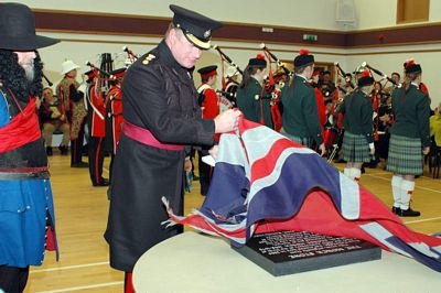 Major General James Bucknell CBE, Regimental Colonel of the Coldstream ...