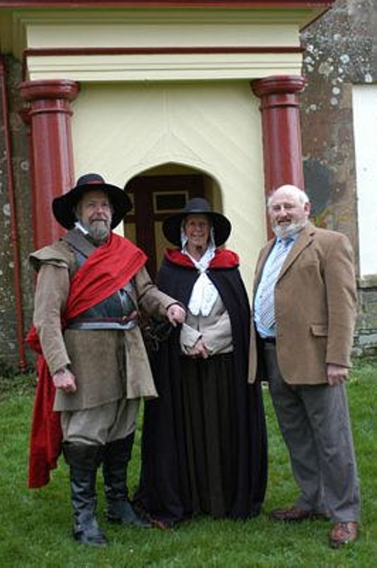 General George Monck and his wife Nan (aka Peter and Jen Hood) with ...