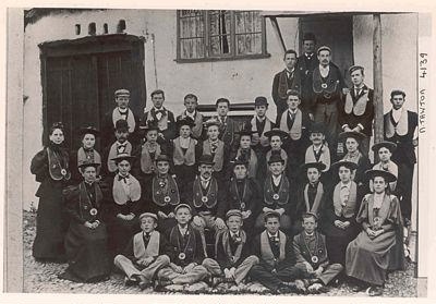 North Tawton - Rechabites outside Court Green 1895.; 1895; 4139 | eHive