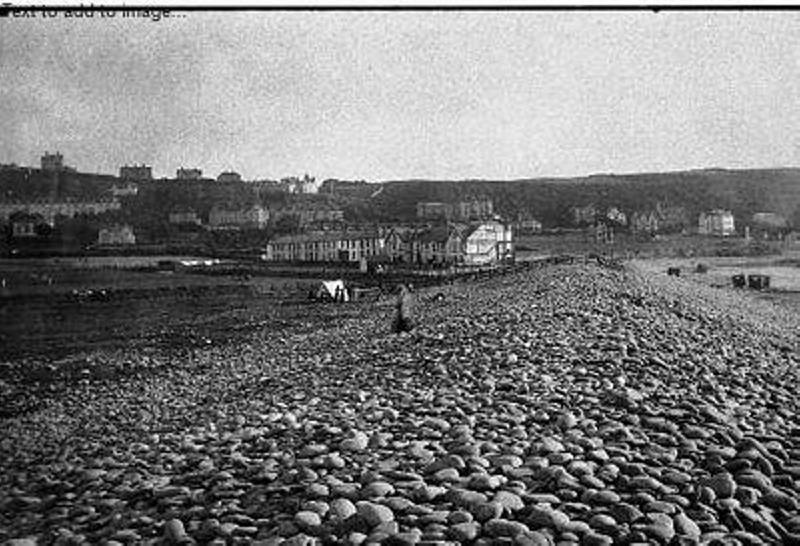 Westward Ho!- image showing the pebble ridge; 20-10581 | eHive