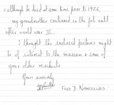 Letter relating to a postcard of HMS Hood; 26/03/1999; 817 | eHive