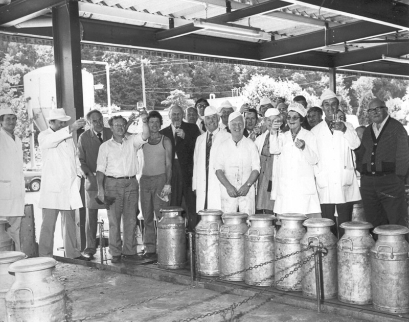 New milk deck at the Dairy Crest Creamery; 1609 | eHive