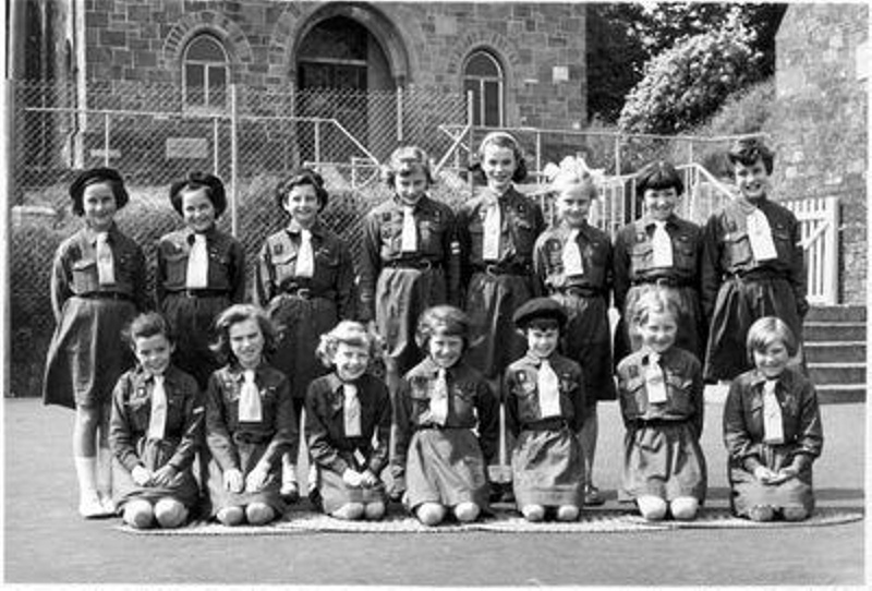 Brownies at Winkleigh Primary School 1961.; 1961; 5-673 | eHive