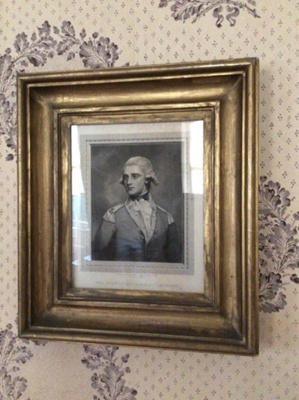 Portrait of Lt Col Charles Cathcart - line engraving; William Sharp ...