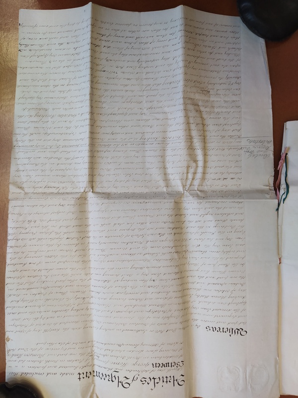 Agreement in relation to the Waltham Estate between Thomson Hankey and ...