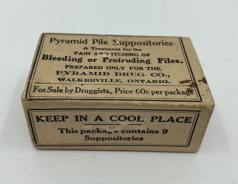 Pyramid Pile Suppositories; Pyramid Drug Co.; 023.0151.0001 | eHive