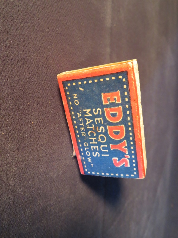 Eddy's Matches (Small); Eddy Match Co. Limited; 014.0075.0001 | eHive