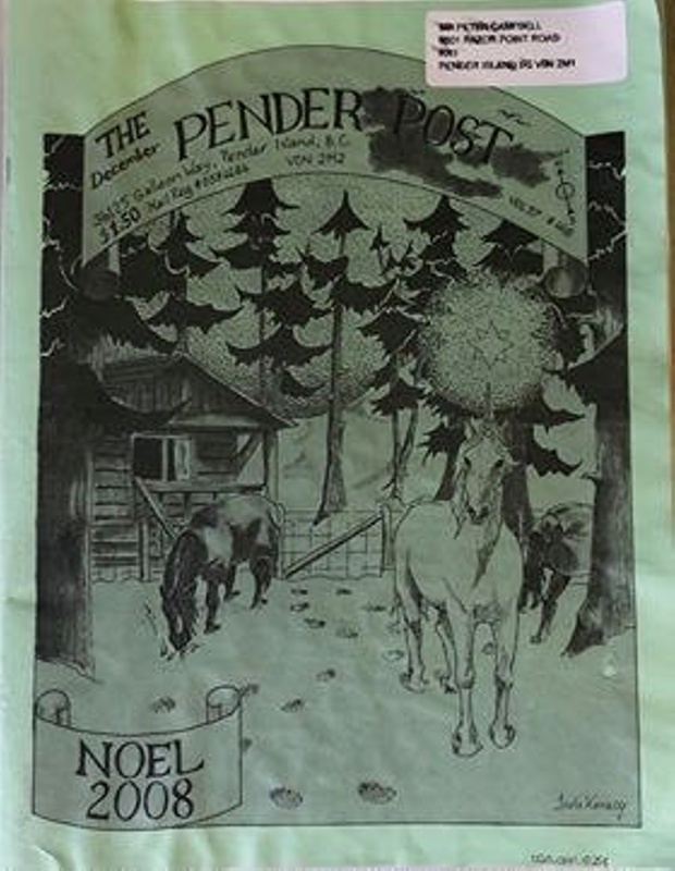 The Pender Post, December 2008 ; Pender Post Society; 2008 ; 020.0141. ...