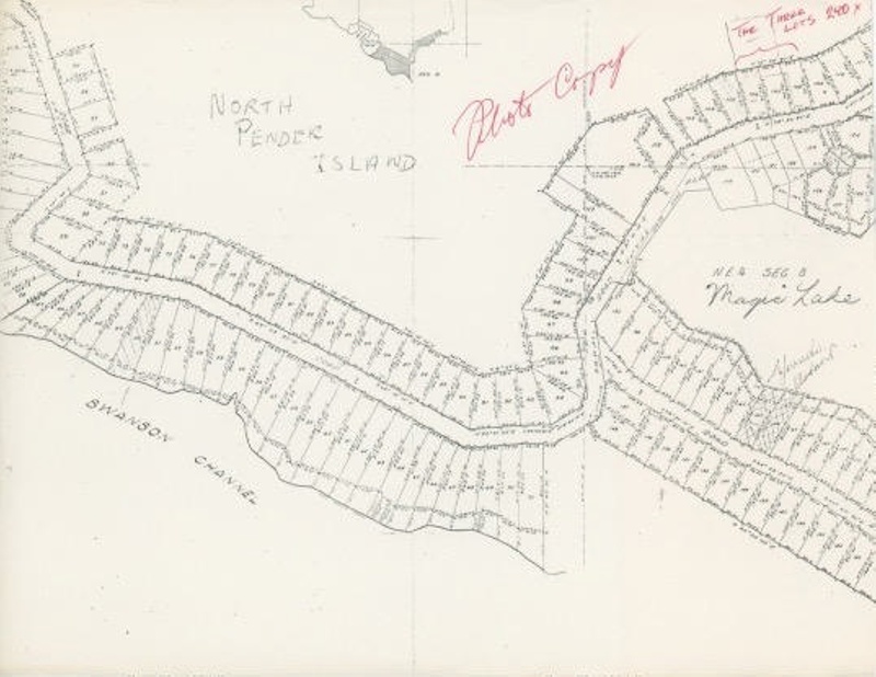 Map of Section 8, Magic Lake Estates Ltd.; Magic Lake Estates Ltd; 1983 ...