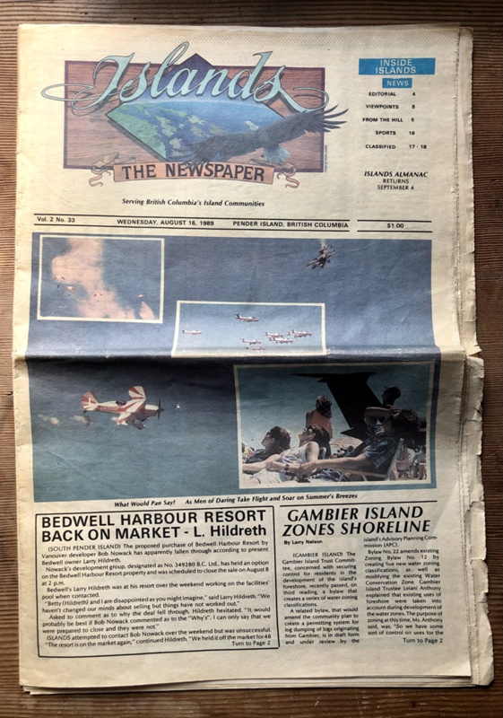 Islands: the Newspaper; Islands: the Newspaper; Wednesday, August 16th ...