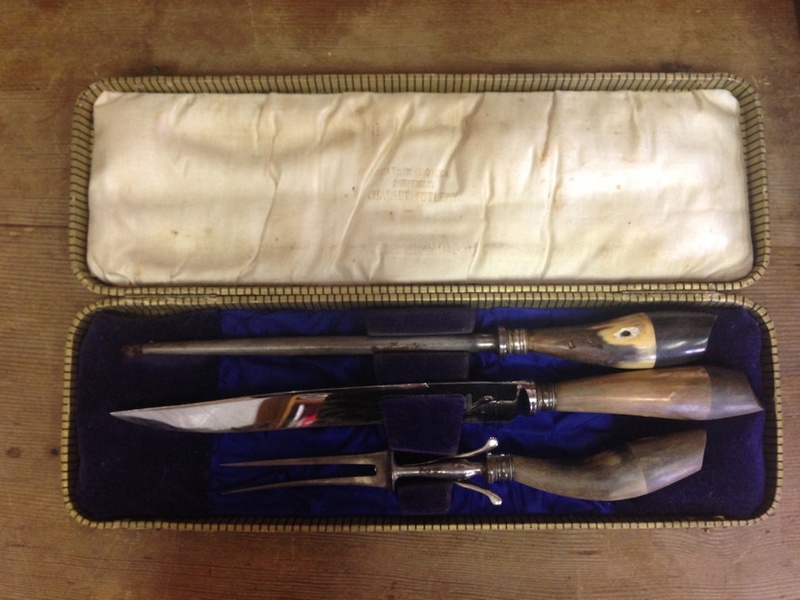 Carving set; Jonathan Crookes; 019.0165.0001 | eHive