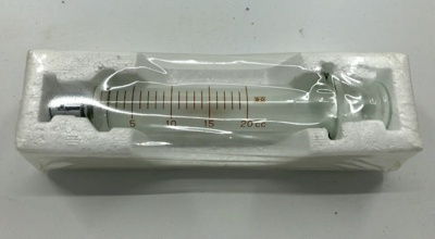 20 CC Ace Re-Useable Syringe; Becton, Dickinson, and Company; Probably ...