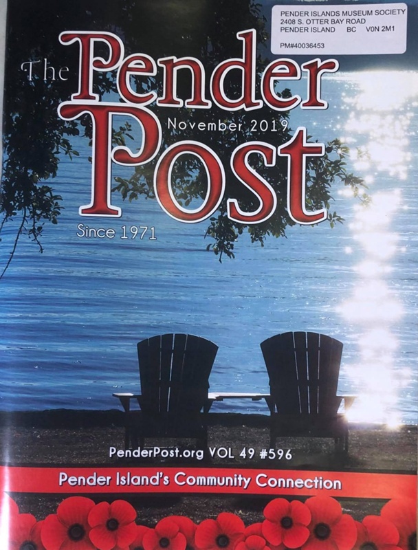 The Pender Post, November 2019; Pender Post Society; 2019; 020.0141. ...