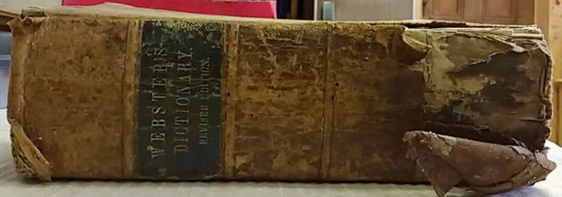 Webster's Dictionary, 1849; 018.0069.0001 | eHive