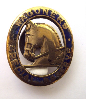 Wagoner's lapel badge; 1913; WSRM20 | eHive