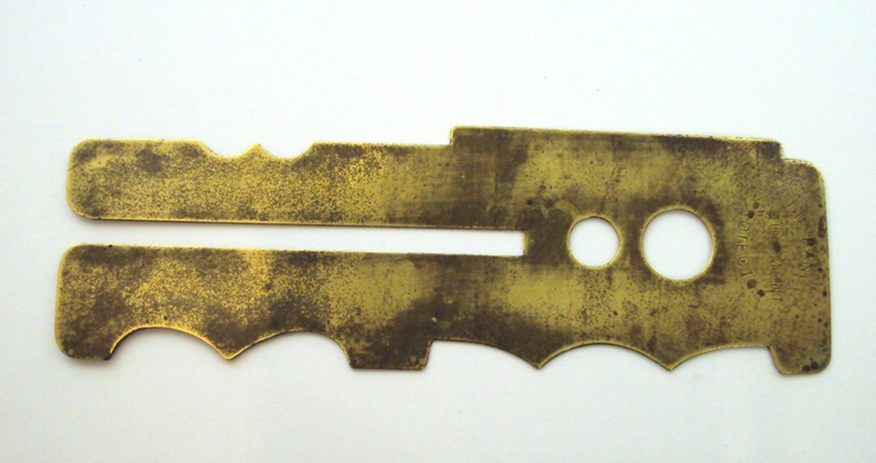 Brass button stick; WSRM117 | eHive