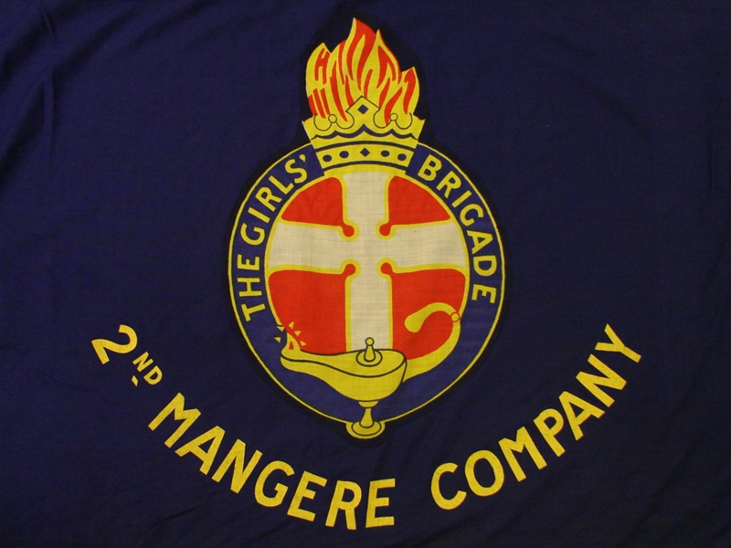 Flag, The Girls' Brigade, 2nd Mangere Company; MHS OJ010 on eHive