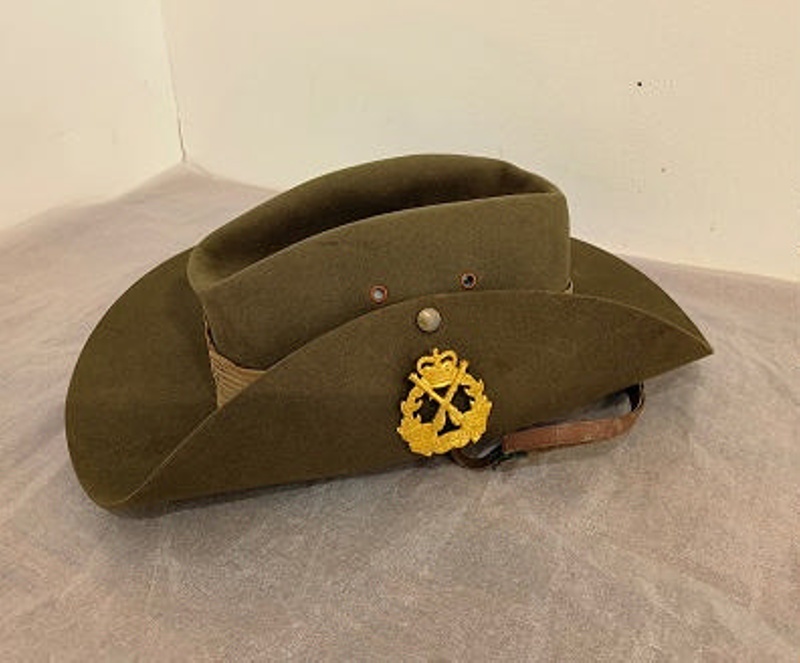 World War II Australian Army Infantry Slouch Hat; Compton, J & Sons ...