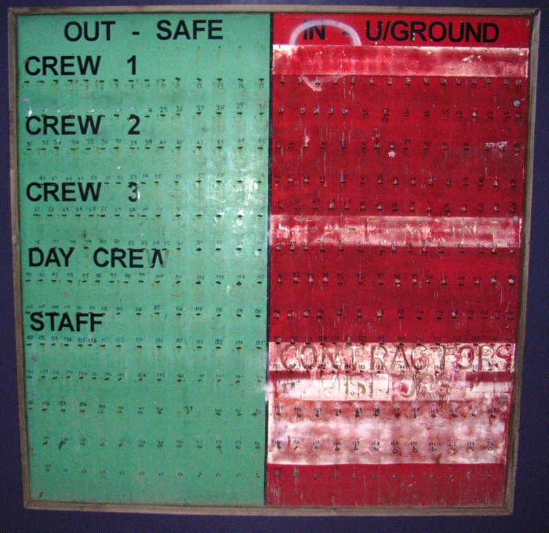 Miners' tag board; c.1998; BMHC_09020 | eHive