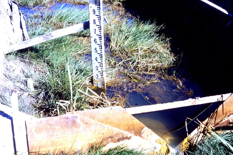 Diversion pits; Miedecke, John; May 1981; BMHC_13571 | eHive