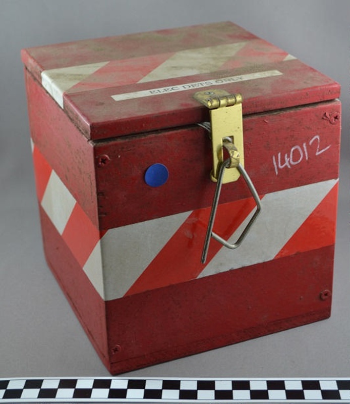 Detonator box; unknown; c.2010; BMHC_17777 | eHive