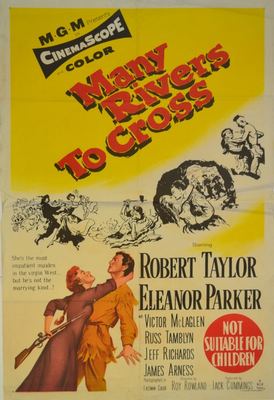 Film poster - Many Rivers to Cross; W Schey Poster Co.; 1955; GSM_00681 ...