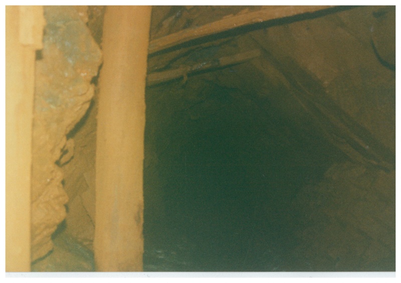 Old timber prop, Hart shaft, Beaconsfield gold mine; unknown; 1990s ...